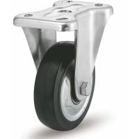 China Japanese Style Heavy Duty Rubber Swivel Caster Wheels 150mm 300kg for Industrial Trolley for sale