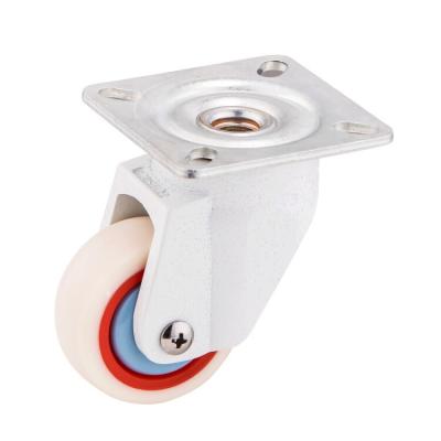 China Mounted Nylon Wheels Heavy Duty Retractable Machine Leveling Casters Korean Style 4 Pack Top Plate OEM ODM for sale