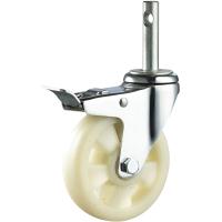 China Thread Stem PP Caster Wheels 3-5 Inch Light Duty Furniture Casters 70-130kg Load for sale