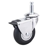 China 2 Inch 3 Inch Light Duty Swivel Caster Wheels PU TPR 50mm 75mm Furniture Casters for sale
