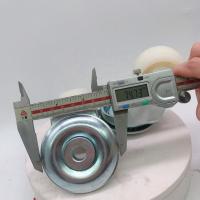 China 65mm Medium Duty Plain Bearing Nylon Caster Wheel 80kg Wear Resistant Flat Free Castor for sale