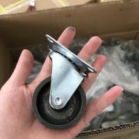 China 2 Inch Light Duty Cast Iron Swivel Caster Wheel, 50mm diameter, 20mm width, 360 degree steel swivel bracket for sale
