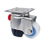 China Stainless Steel 304 Adjustable Leveling Caster 360 Swivel Wheel 250kg Load Capacity for sale