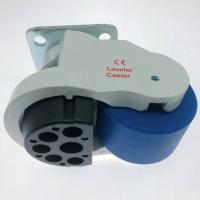 China GD150F Ultra Heavy Duty Plate Mount Leveling Caster 1500kg Capacity Nylon Wheel for sale