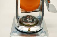 China Side Brake Swivel Cast PU on Aluminum Core Heavy Duty Industrial Caster Wheel 150mm for sale