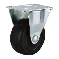 China Light Duty Solid Rubber Caster Wheels 2 Inch Silent Swivel Plate Casters 50kg Load Capacity for sale