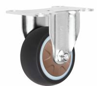 China Light-Duty Brown TPR Caster Wheels – Silent and Wear-resistant & Non-Marking for sale