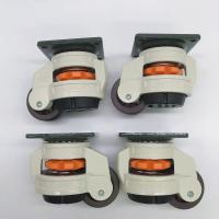 China GD60F Heavy Duty Leveling Caster Wheel with 500kg Capacity, Aluminum Alloy Housing, and Dacromet Coating for sale
