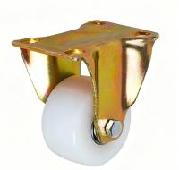 China 50mm Diameter Swivel Top Plate Caster High Capacity Full Injection Modified Nylon Steel Double Ball Bearing Castor Wheels for sale