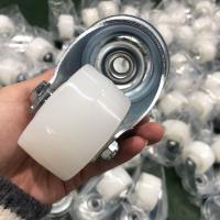 China 2.5 inches 63mm Big ball race 80kg Nylon caster wheel for plant aluminum case for sale