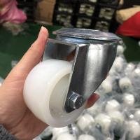 China 2.5 inches 63mm Big ball race 80kg Nylon caster wheel for plant aluminum case for sale