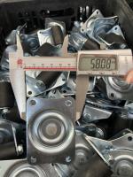 China 1 Inch Black Nylon Casters Loading 120kg For Refrigerator for sale