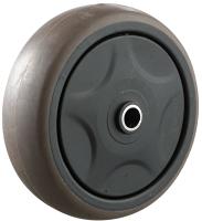 China Factory Outlet Ball Bearing 3 4 5 6 8 Inch Industrial Trolley Swivel Caster Top Plate Pp/tpr Fixed Caster Wheel for sale