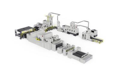 China High-Accuracy Semi-Auto Nonwovens Production Line with 2500-3000mm Working Width and 1-15m/min Line Speed for Mattress and Soft Wadding for sale