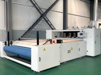 China High-Accuracy Semi-Auto Nonwovens Production Line with 2500-3000mm Working Width and 1-15m/min Line Speed for Mattress and Soft Wadding for sale