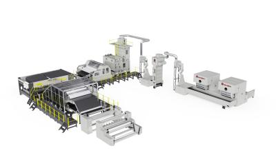 China Automatic High-Accuracy Hot Calender Nonwovens Production Line with 2000-2400mm Working Width and ≤80m/min Line Speed for sale