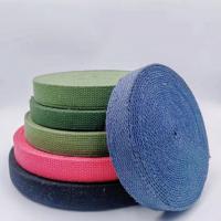 China Customizable Hemp Webbing Odorless and Eco-Friendly for sale