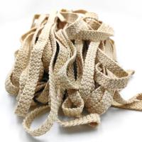 China 80% Pure Cotton 20% Polyester Cotton Flat Belt With Gold Thread Handwoven for Superior for sale
