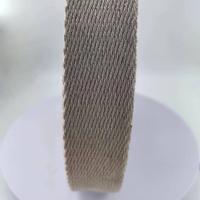 China Custom 100% Cotton Thick Twill Webbing Clothes Belt Accessories White Webbing for sale