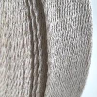 China Custom 100% Cotton Thick Twill Webbing Clothes Belt Accessories White Webbing for sale