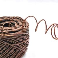 China Eco-Friendly DIY Crafts Sustainable 2mm Jute String Rope with 100% Hemp and Beeswax for sale