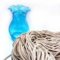 China 5mm Hollow Hemp Rope for DIY Clothing Accessories 100% Hemp Webbing Braided Jute Rope for sale