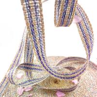 China Webbing 25mm Woven Jute Ribbon for Christmas Holiday Decoration 100% Jute Burlap Fabric for sale