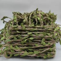 China Rattan Green Leaf Braid Jute Rope Ideal Material for Kindergarten Environmental Layout for sale