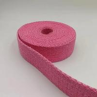 China Customized Colored Polyester Cotton Webbing for Sustainable Applications and Solutions for sale