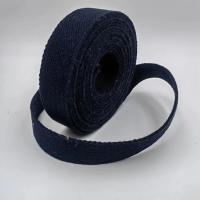 China Customized Colored Polyester Cotton Webbing for Sustainable Applications and Solutions for sale