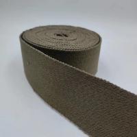 China Support 7 Days Sample Order Lead Time Beaded Plain Cotton Webbing Belts for Straps for sale