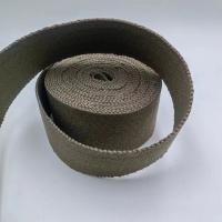 China Support 7 Days Sample Order Lead Time Beaded Plain Cotton Webbing Belts for Straps for sale