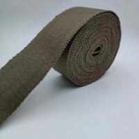 China Support 7 Days Sample Order Lead Time Beaded Plain Cotton Webbing Belts for Straps for sale