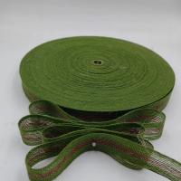 China Manufacturers Direct Jute Webbing for Eco-Friendly Fishing Line in Green Jump Color for sale