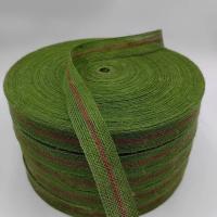 China Manufacturers Direct Jute Webbing for Eco-Friendly Fishing Line in Green Jump Color for sale