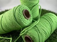 China Custom Color Cotton Hollow Rope and 30 Years Experience for Garment Decoration for sale