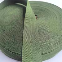 China Green Tactics Equipment Material Strap 3cm Width Woven Nylon Herringbone Webbing for sale