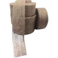 China 3cm Natural Jute Fabric Ribbon Wedding Gift Decoration Tape Braided Fishing Line for sale