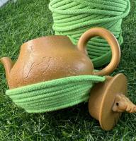 China Pure Natural Environmental Protection Hand-woven Green Cotton Rope for Custom Clothing for sale