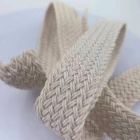 China Sustainable Wax Cord Belt Roll Bag Woven Clothing Ribbon Webbing for Bag Customization for sale
