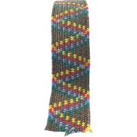 China Sustainable Custom Color Silk Grass Elastic Braided Belt 2mm Thick Webbing Strap Roll 6cm Wide for sale