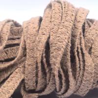 China Customized Size 70% Paper 30% Polyester Woven Ribbon Webbing for Sustainable Straw Hats for sale