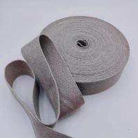 China 2024 Multiple Specifications Sustainable Plain Webbing For Bag Customized Colors Flax for sale