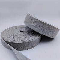 China 2024 Multiple Specifications Sustainable Plain Webbing For Bag Customized Colors Flax for sale