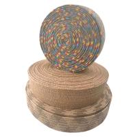 China Other 65% Straw 35% Latex Braided Elastic Straw Braided Tape Elastic Belt Webbing for sale