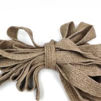 China Sustainable 4cm Wide Hemp Braided Belt Jute Belts For Diy Handmade Gift Packing Decoration for sale
