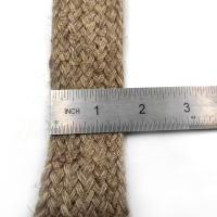 China Sustainable 4cm Wide Hemp Braided Belt Jute Belts For Diy Handmade Gift Packing Decoration for sale