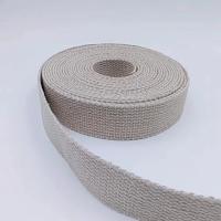 China Production of Customized Colors Pure Hemp Garment Webbing with Plain Design for sale