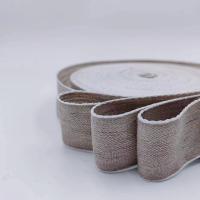 China Eco-friendly Linen Ribbon for Wedding and Christmas Decor Support 7 Days Sample Order for sale