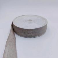 China Eco-friendly Linen Ribbon for Wedding and Christmas Decor Support 7 Days Sample Order for sale